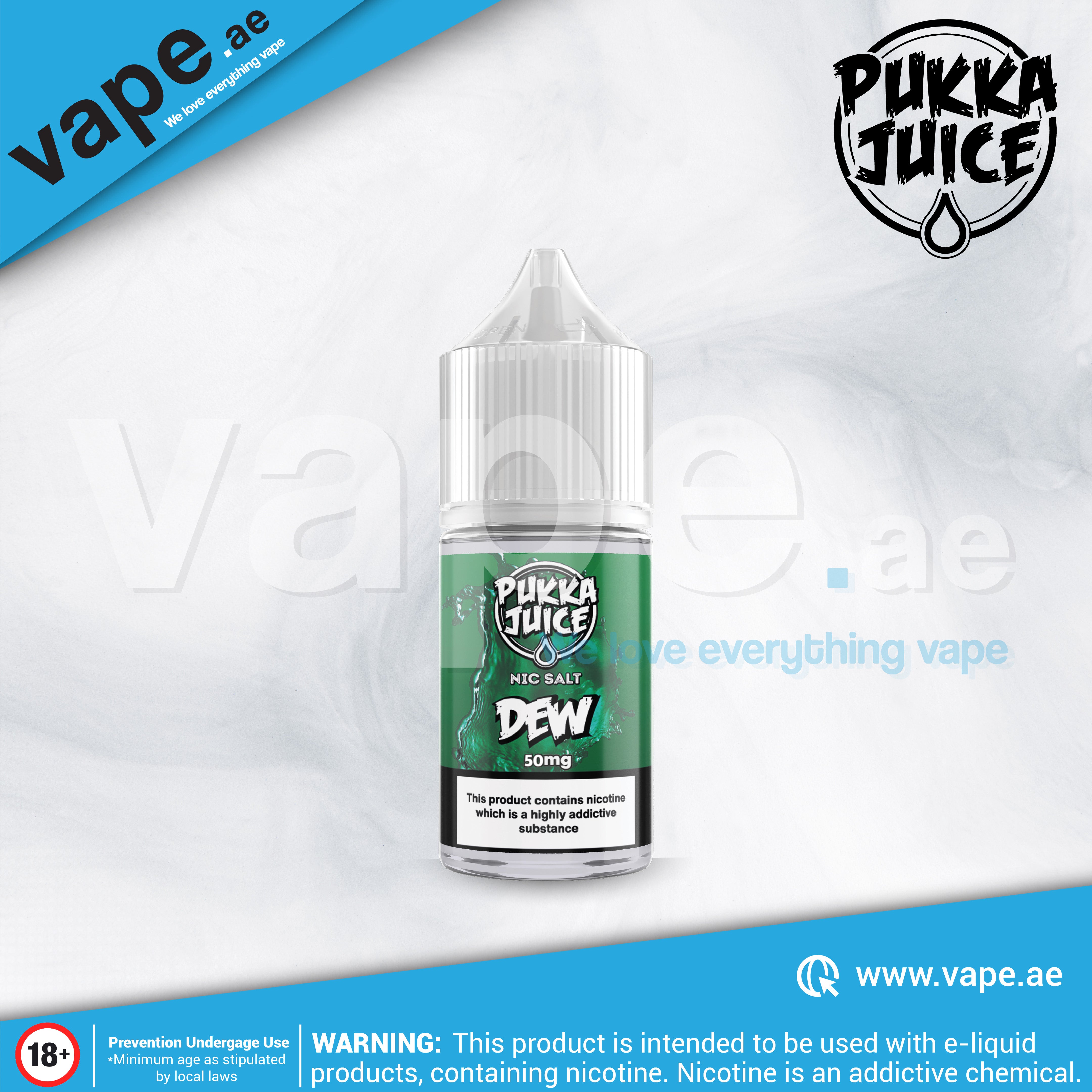 Dew 50mg 30ml by Pukka Juice (Expired) – Vape.ae