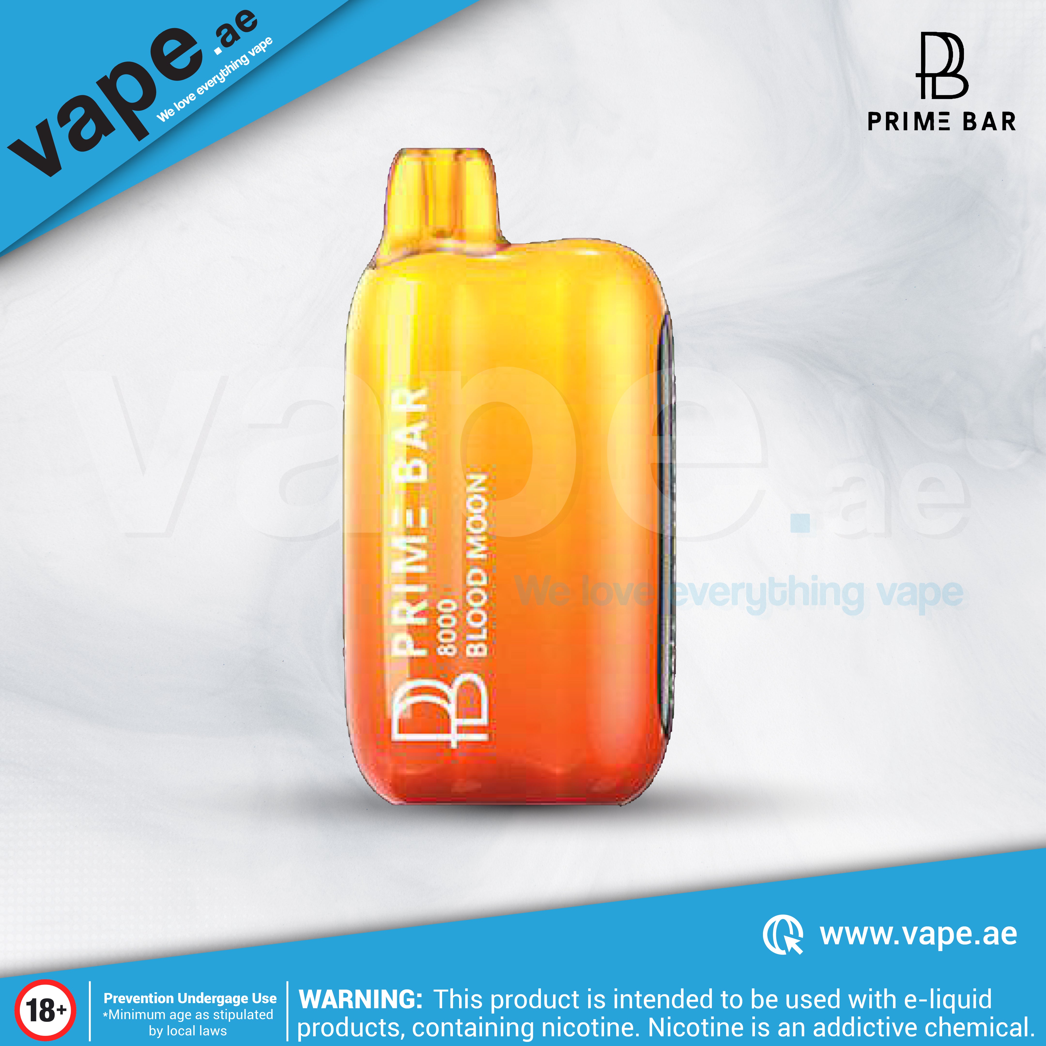 Blood Moon 50mg 8,000 Puffs By Prime Bar – Vape.ae