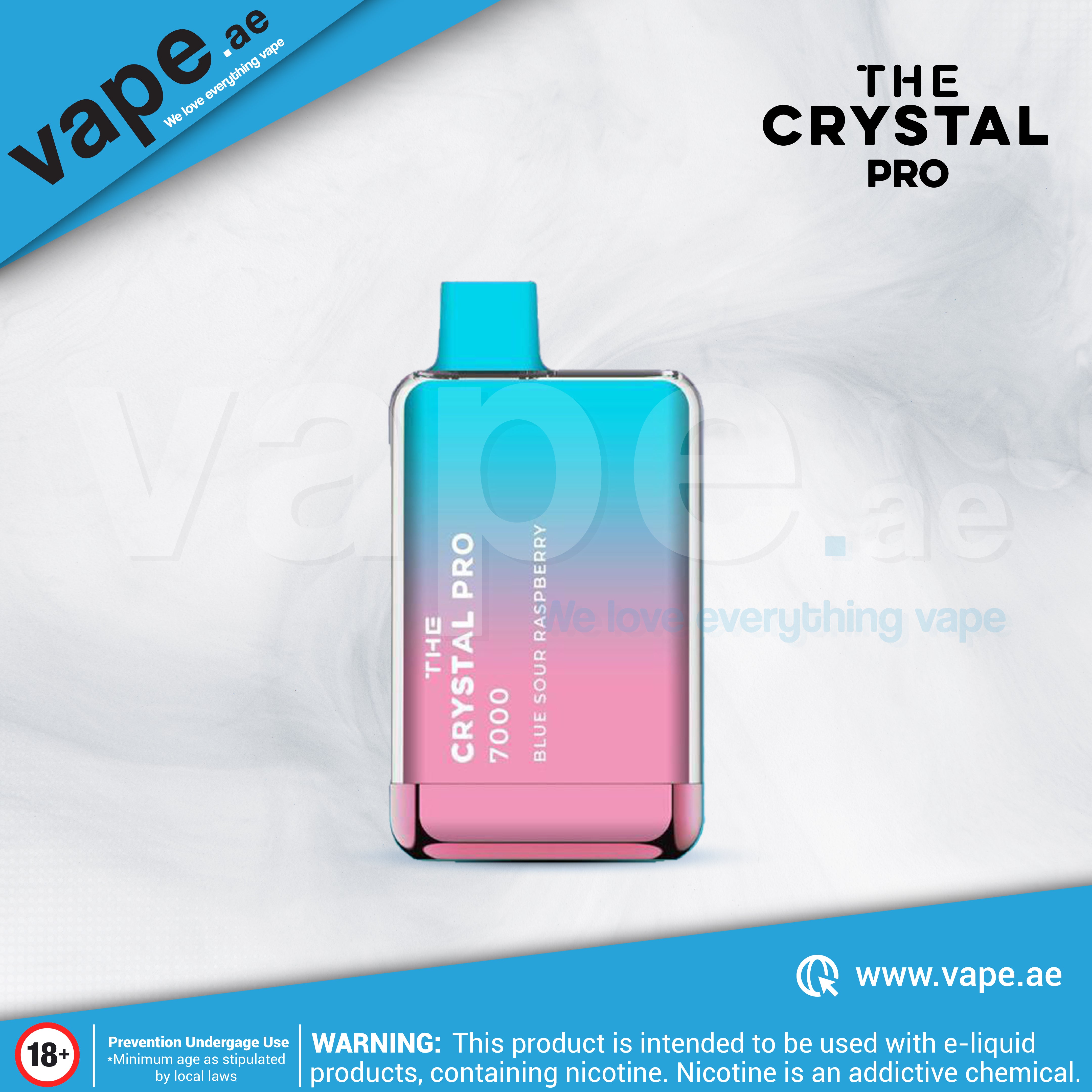 Blue Sour Raspberry 7000 Puffs 20mg by CP7000 – Vape.ae