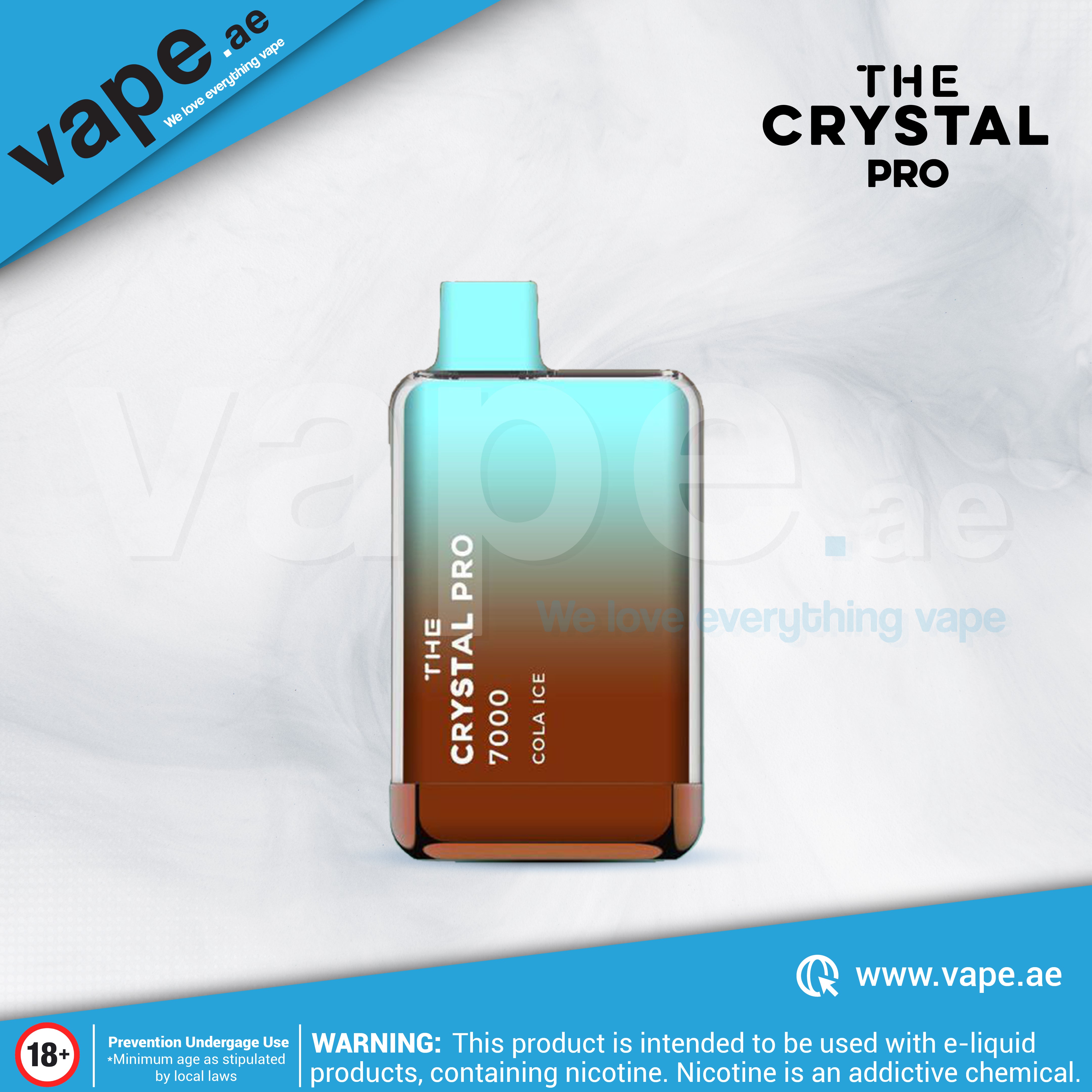 Cola Ice 7000 Puffs 20mg By CP7000 – Vape.ae