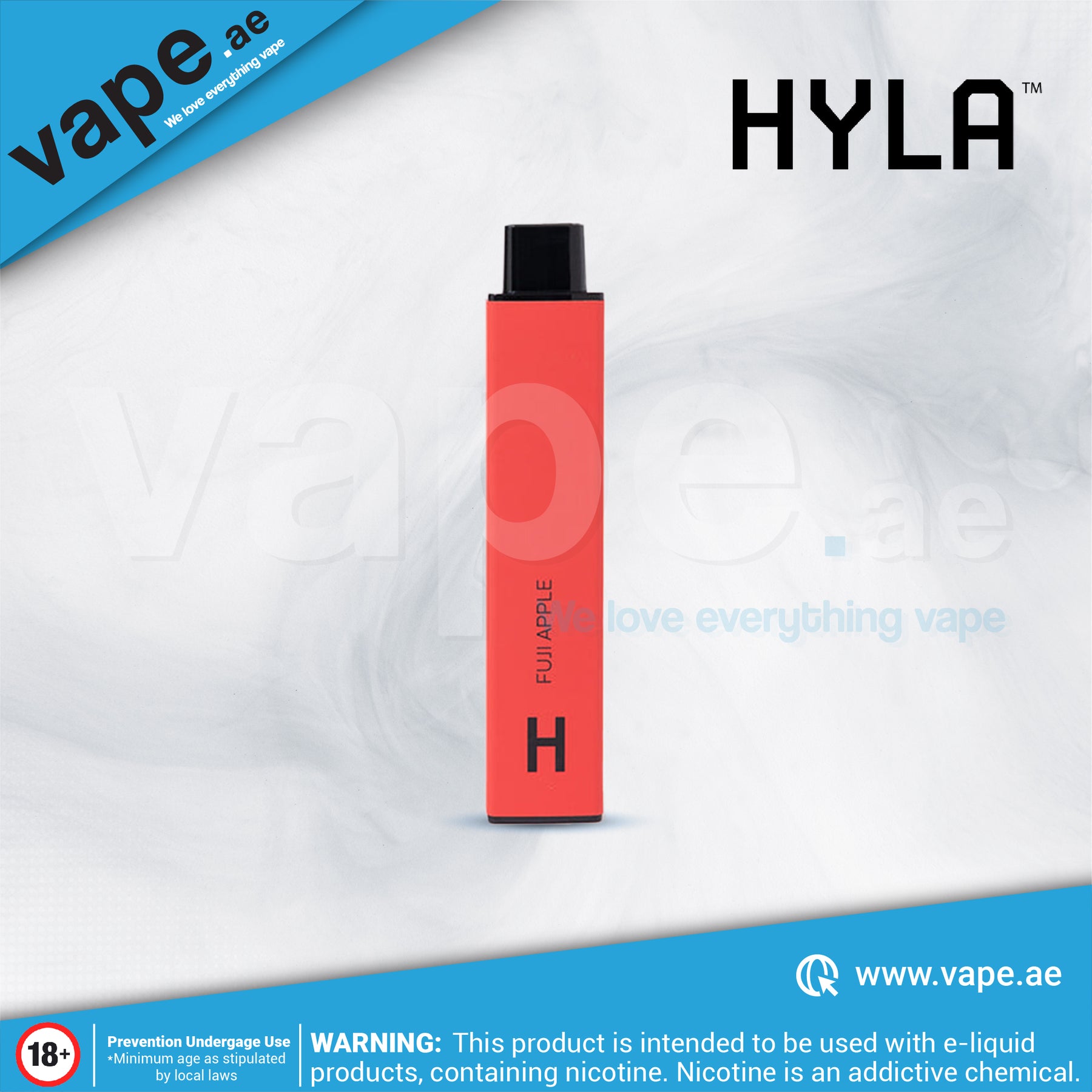 Fuji Apple 0mg 4500 Puffs by Hyla – Vape.ae