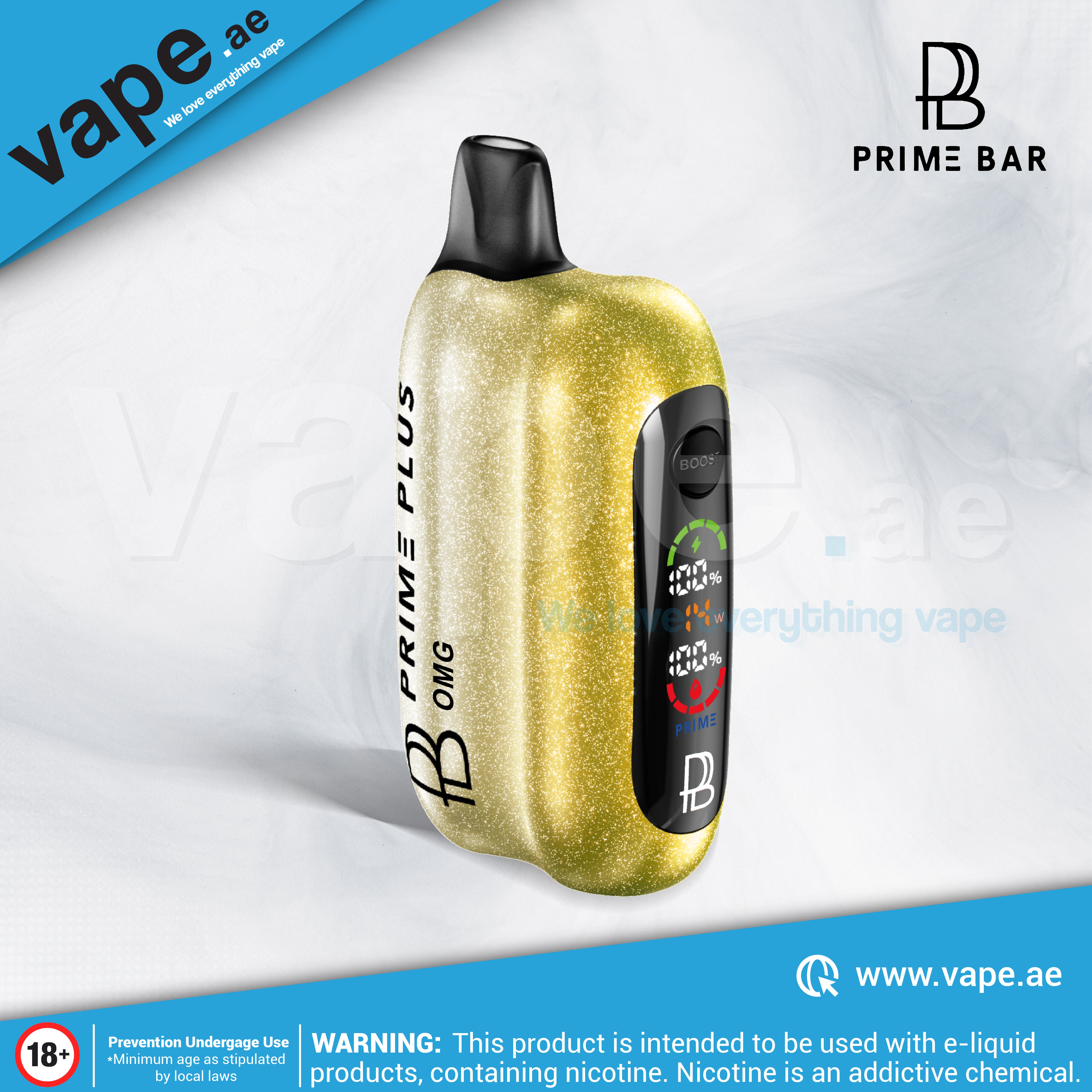 OMG 26,000 Puffs 50mg By Prime Bar – Vape.ae