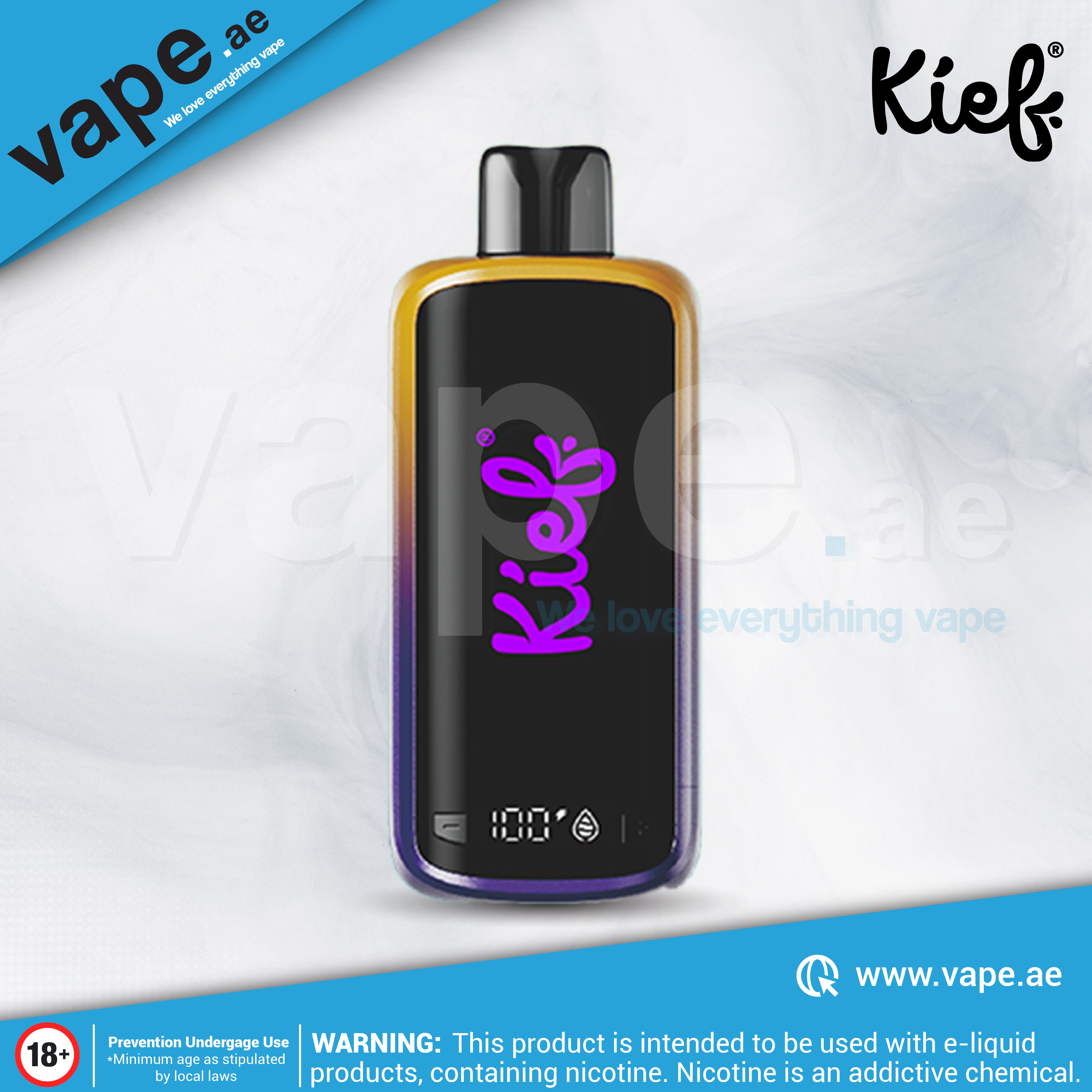 Strawberry Mango 20mg 30,000 Puffs By Kief – Vape.ae