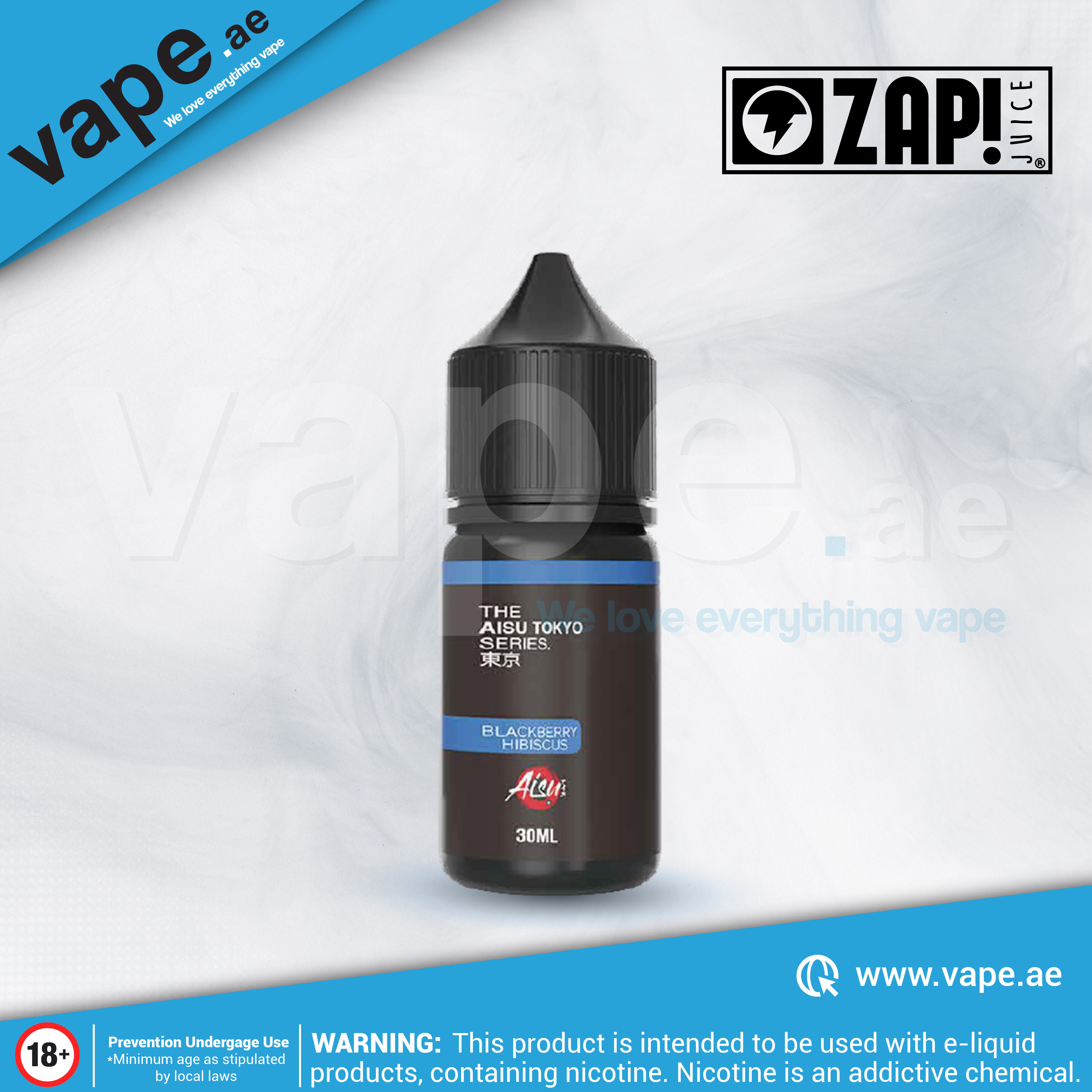 Blackberry Hibiscus Aisu Tokyo by Zap Juice 30mg 30ml – Vape.ae