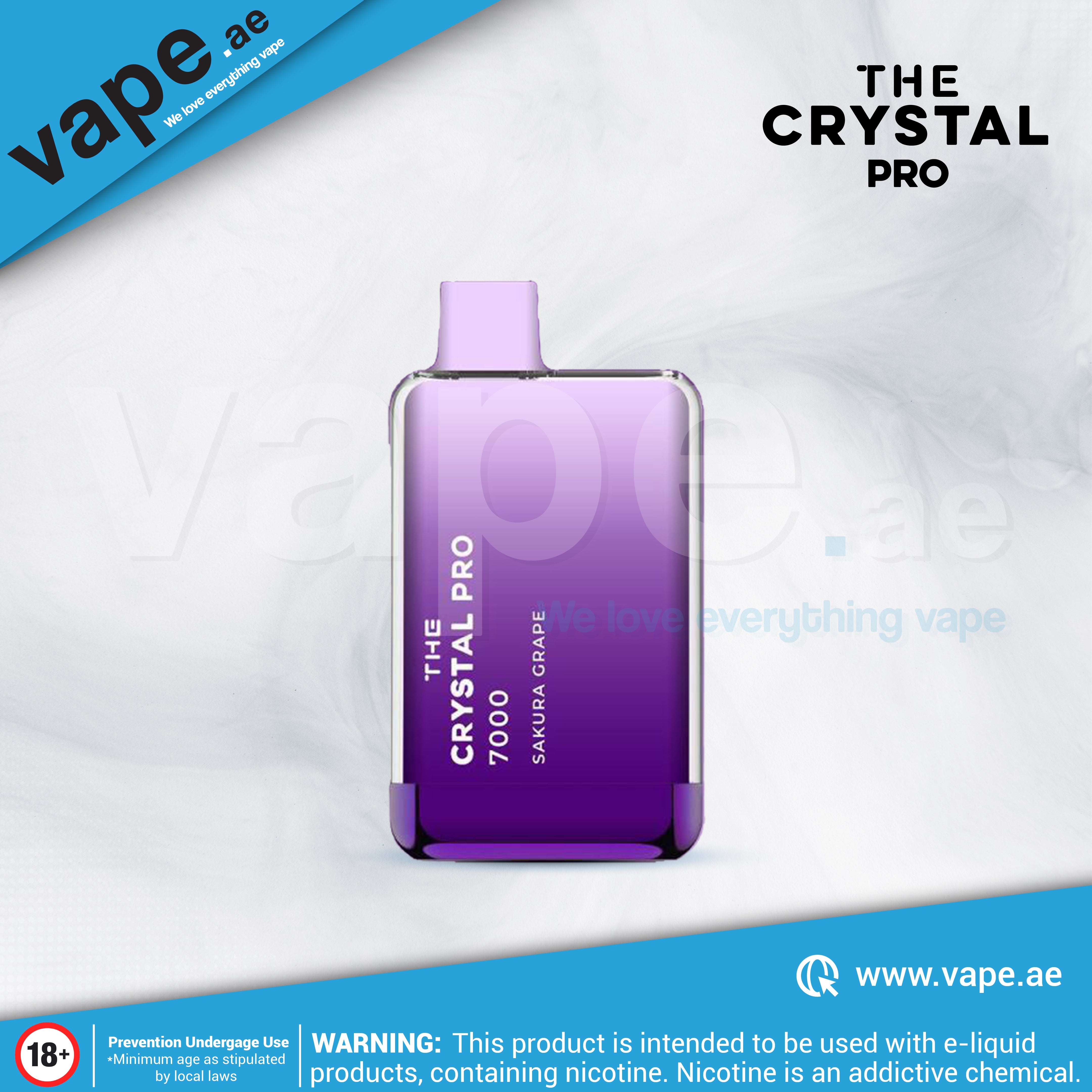 Sakura Grape 7000 Puffs 20mg by CP7000 – Vape.ae