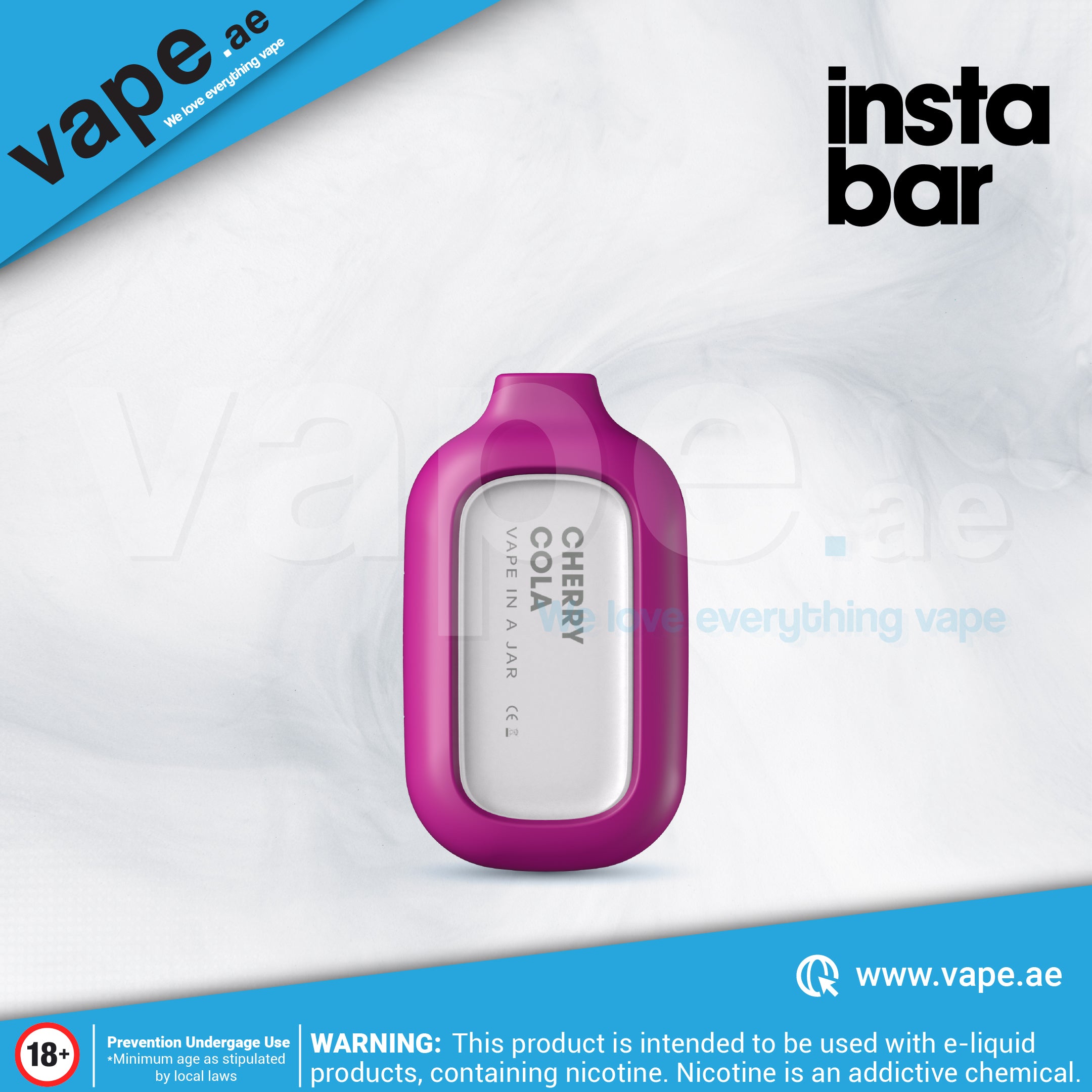 Cherry Cola 20mg 5000 Puffs by Insta Bar (Expired) – Vape.ae